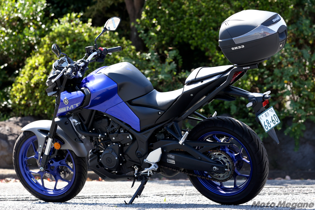MT-03やYZF-R3をSHADの『トップボックス』でツアラー仕様に！ | 【モトメガネ】バイク・オートバイ|自動車・クルマ|キャンプのニュース情報