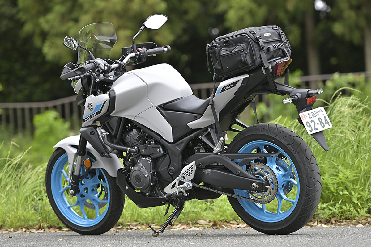 街中をキビキビ走れる扱いやすさにツーリング性能をプラスオン！ヤマハ新型MT-25 Touring | 【モトメガネ】バイク・オートバイ|自動車・クルマ|キャンプのニュース情報
